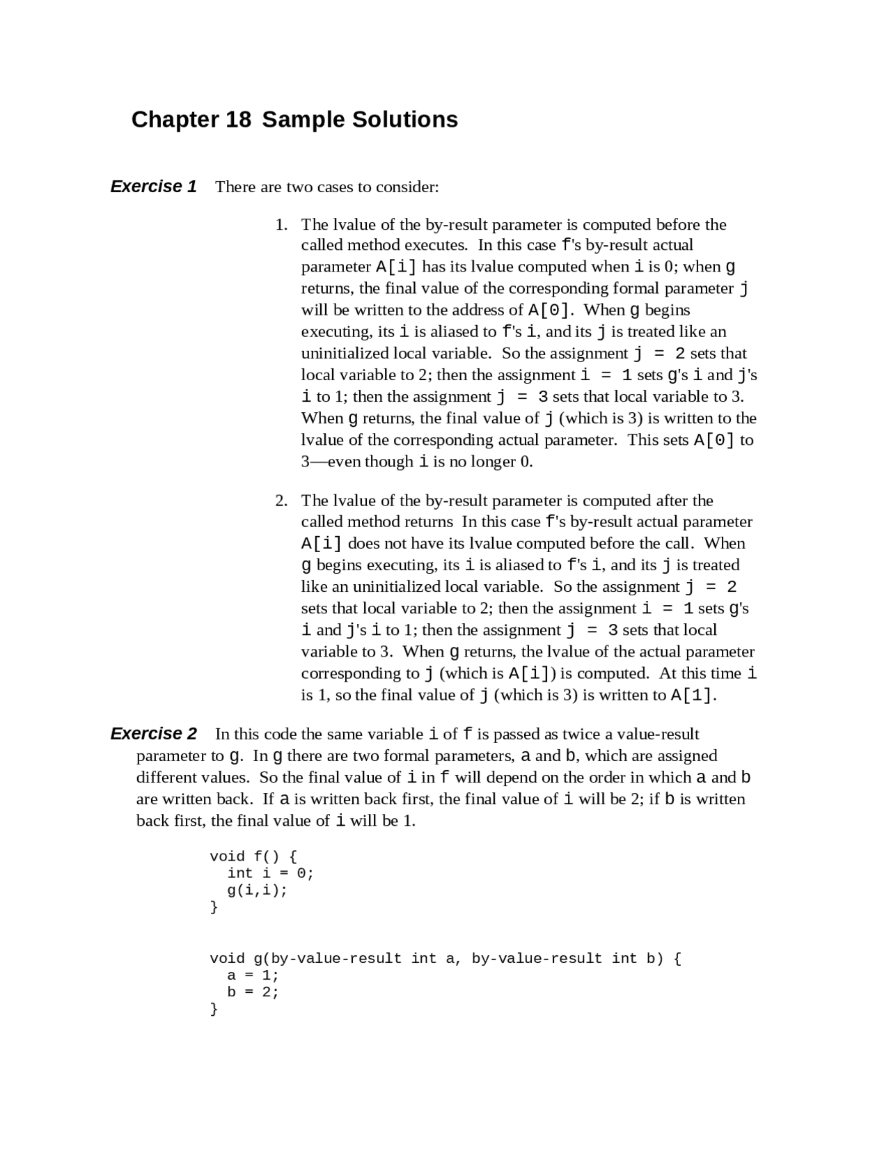 Sample Solutions Organization Of Programming Languages Cecs 424 Docsity