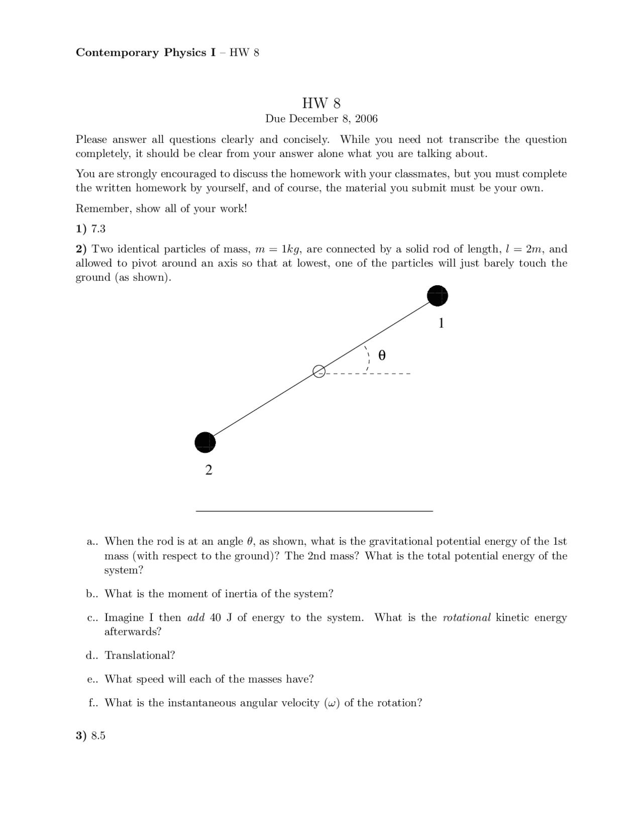 5 Solved Problems On Contemporary Physics I Assignment 8 Phys 113