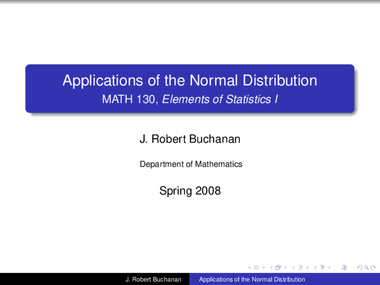 Notes On Applications Of The Normal Distribution Math 130 Docsity