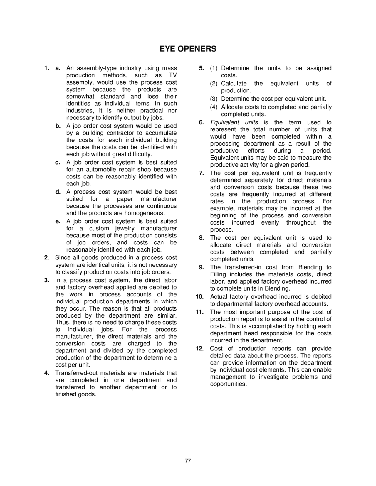 Eye Openers Principles Of Accounting Ii Research Paper Acct 2102