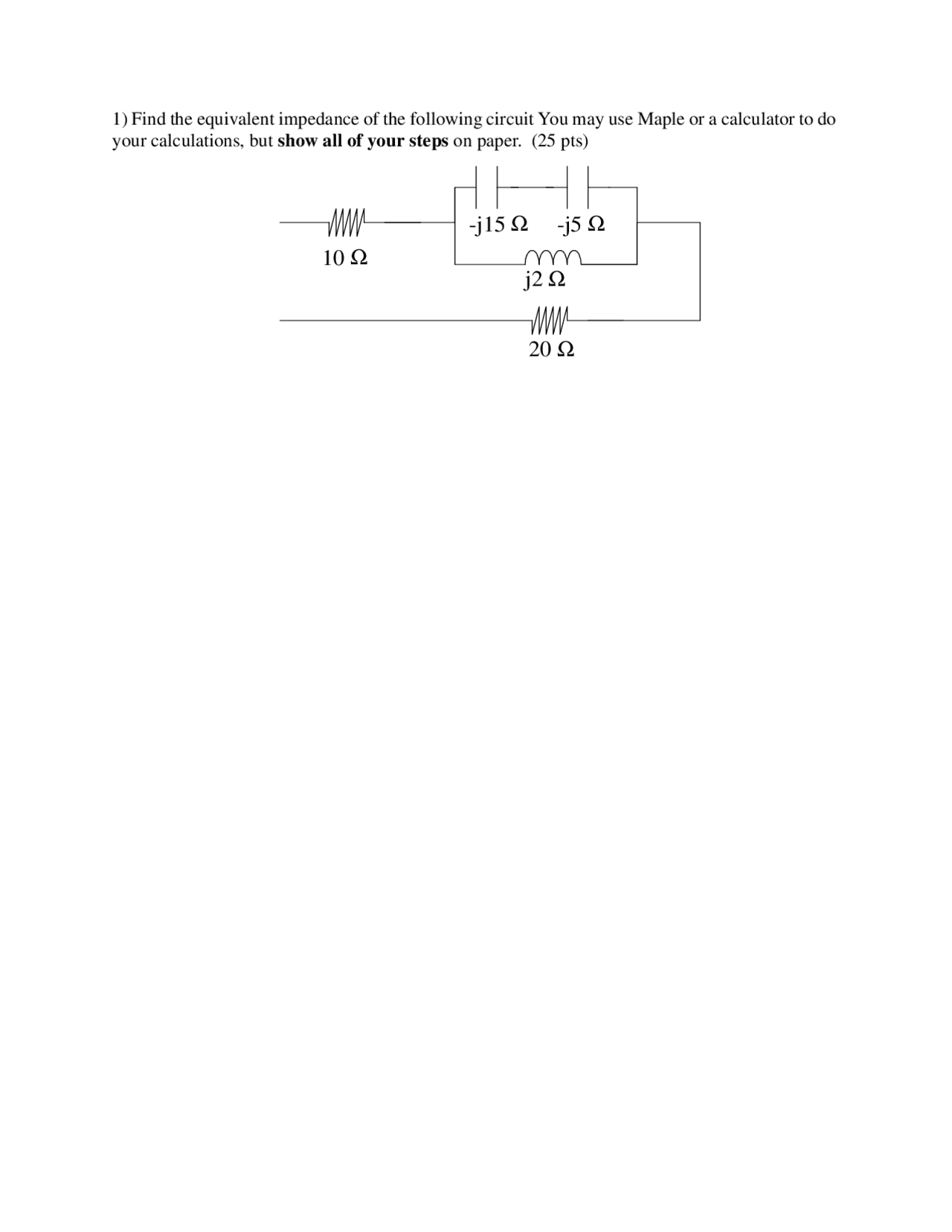 4 Practice Problems on Electrical Systems - Assignment 25 | ES 203 ...