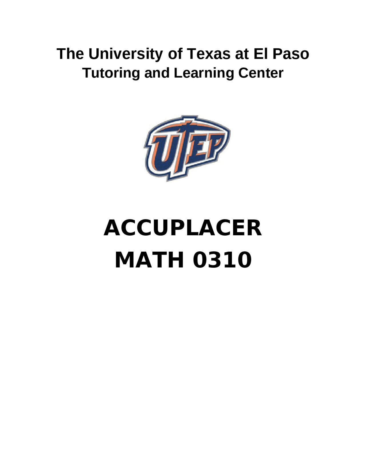 Linear Equations Lecture Notes Math 0310 Docsity