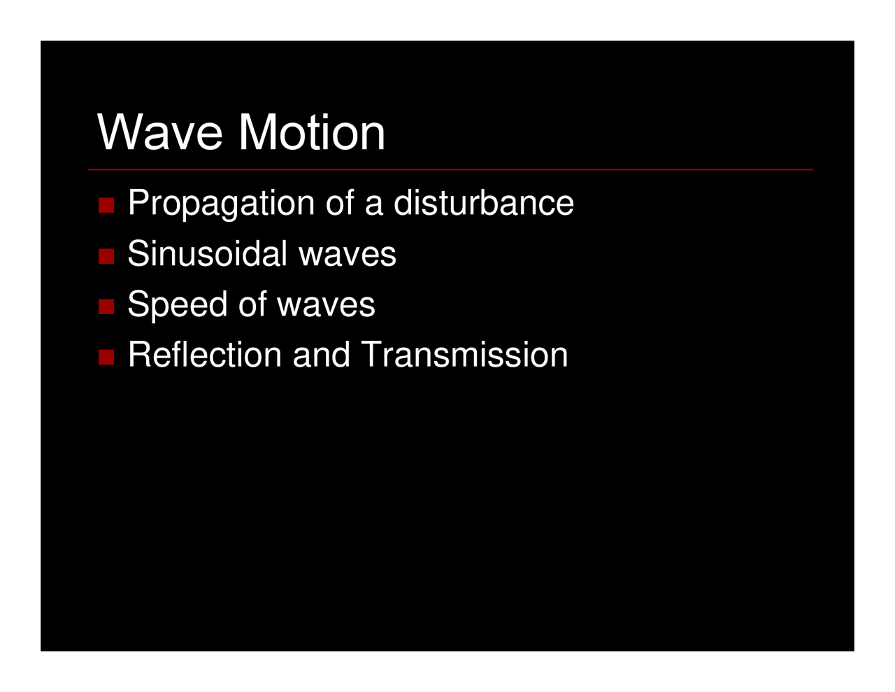 Transverse and Longitudinal Waves - Wave Motion - Lecture Notes | PHY ...