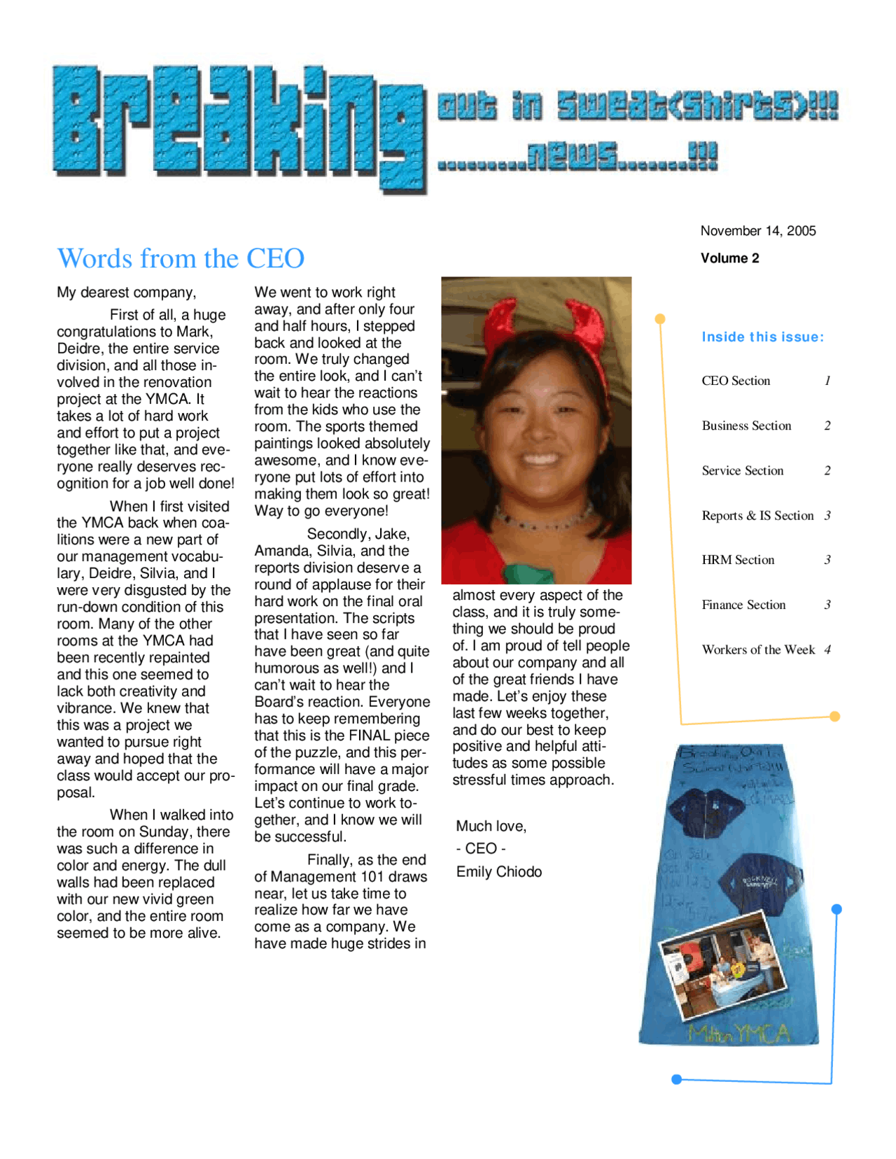 Breaking Out in the sweet News - Project | MGMT 101 - Docsity