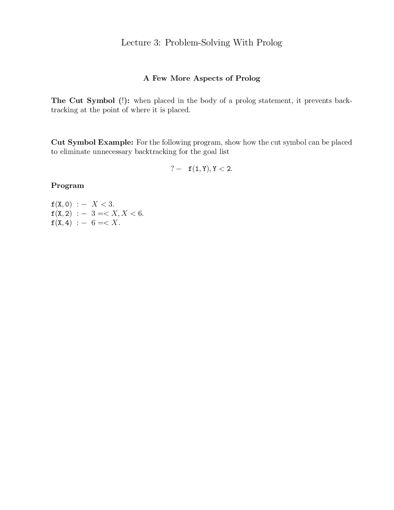 Programming Language In Artificial Intelligence Cecs 451 Docsity