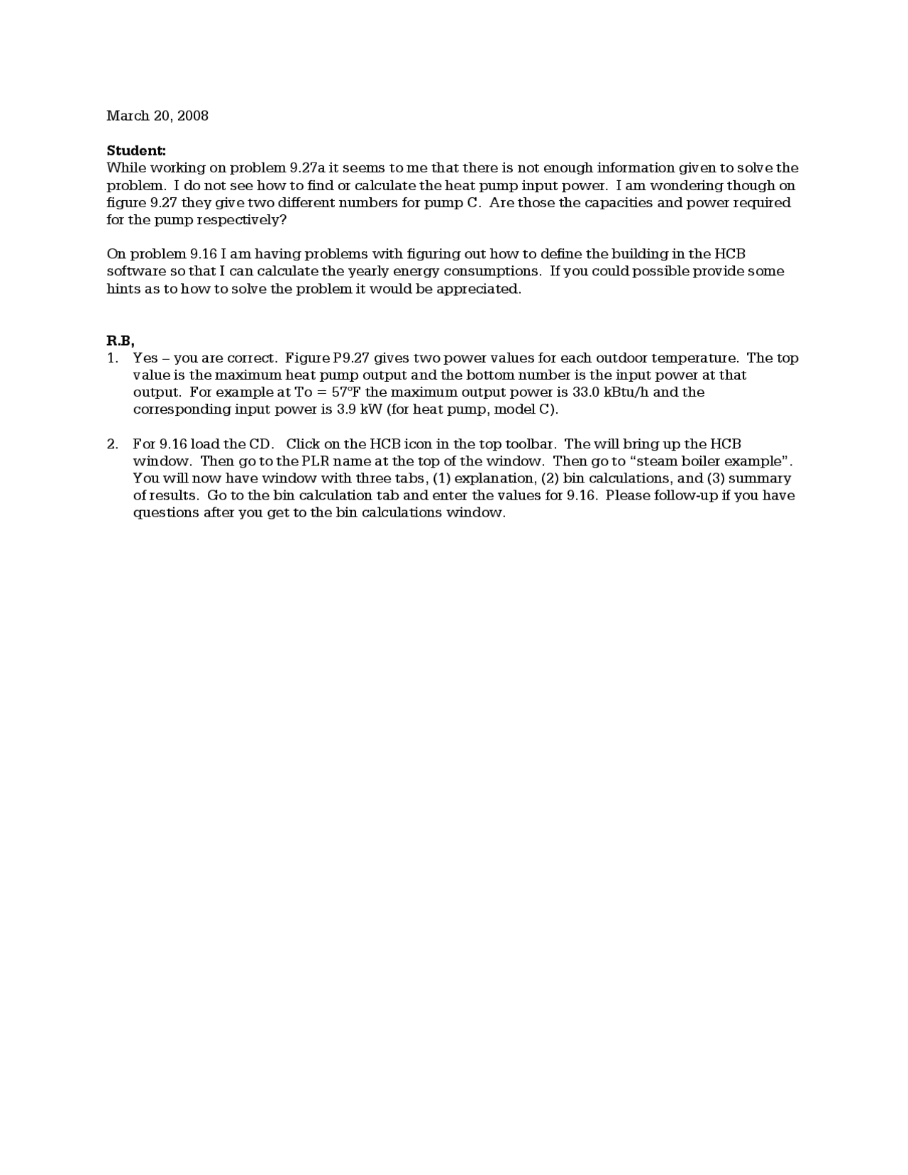 Hvac Systems Assignment 2008 Me 414 Docsity 