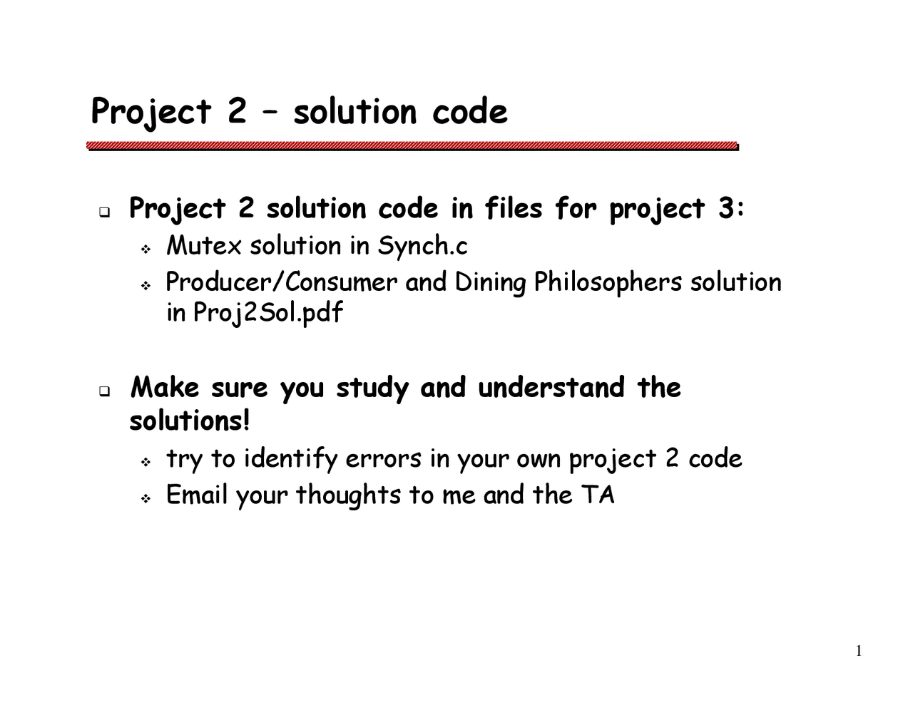 Solution Code And Scheduling Project Notes 2 Cs 333 Docsity