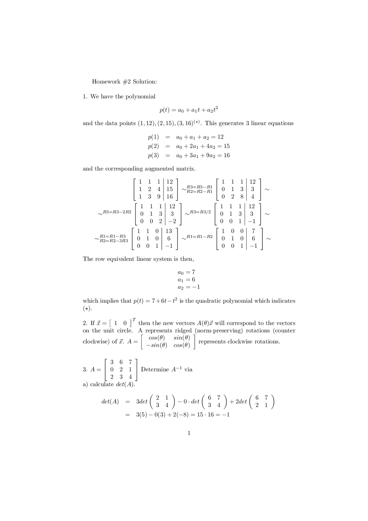 Solved Assignment 2 Advanced Engineering Mathematics Math 348 Docsity