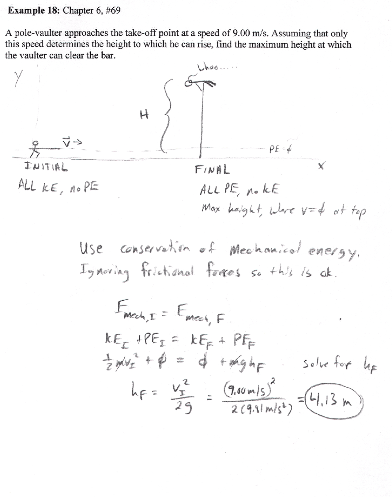 Solution Of Example 18 Essential Physics Phys 200 Docsity