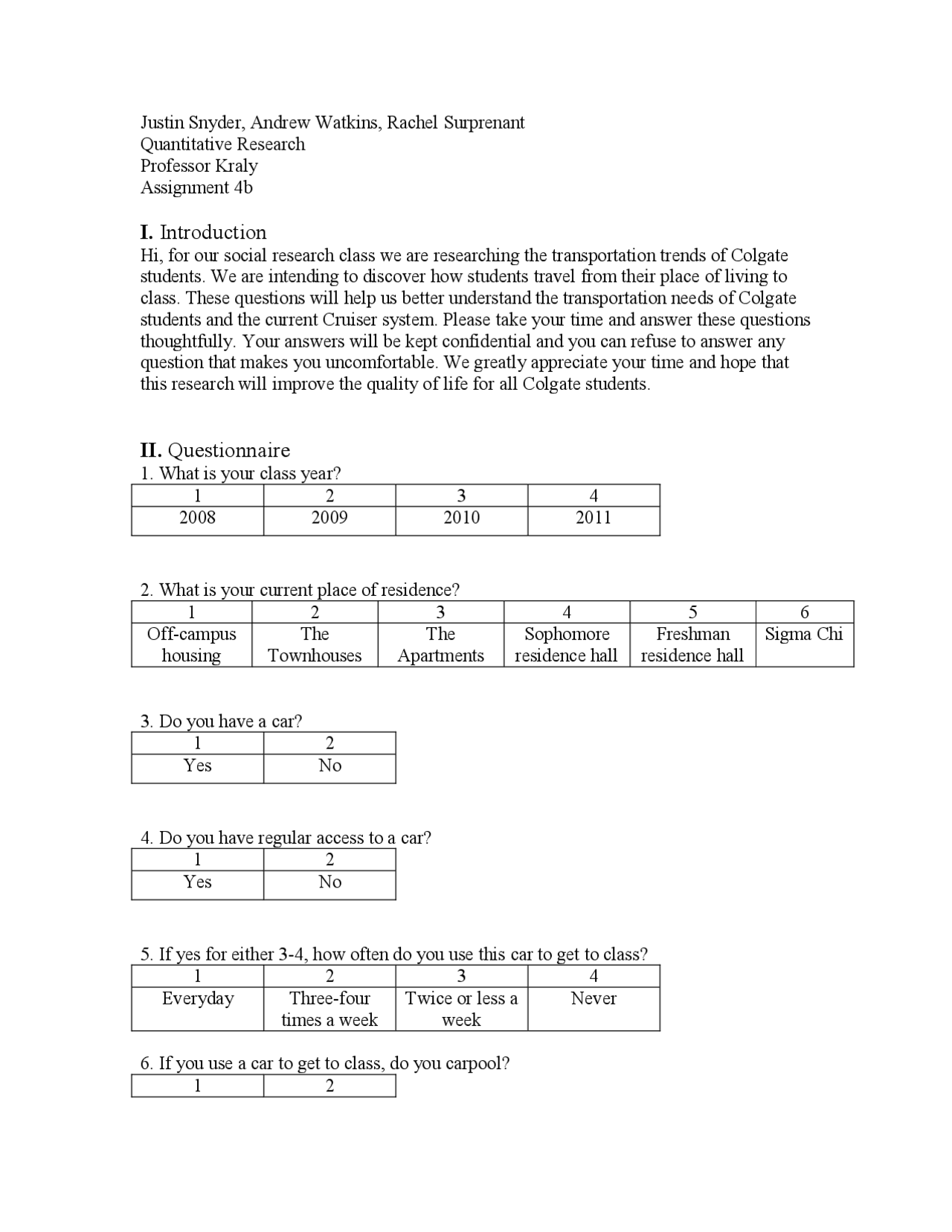 An Introduction To Quantitative Research Geog 225 Docsity