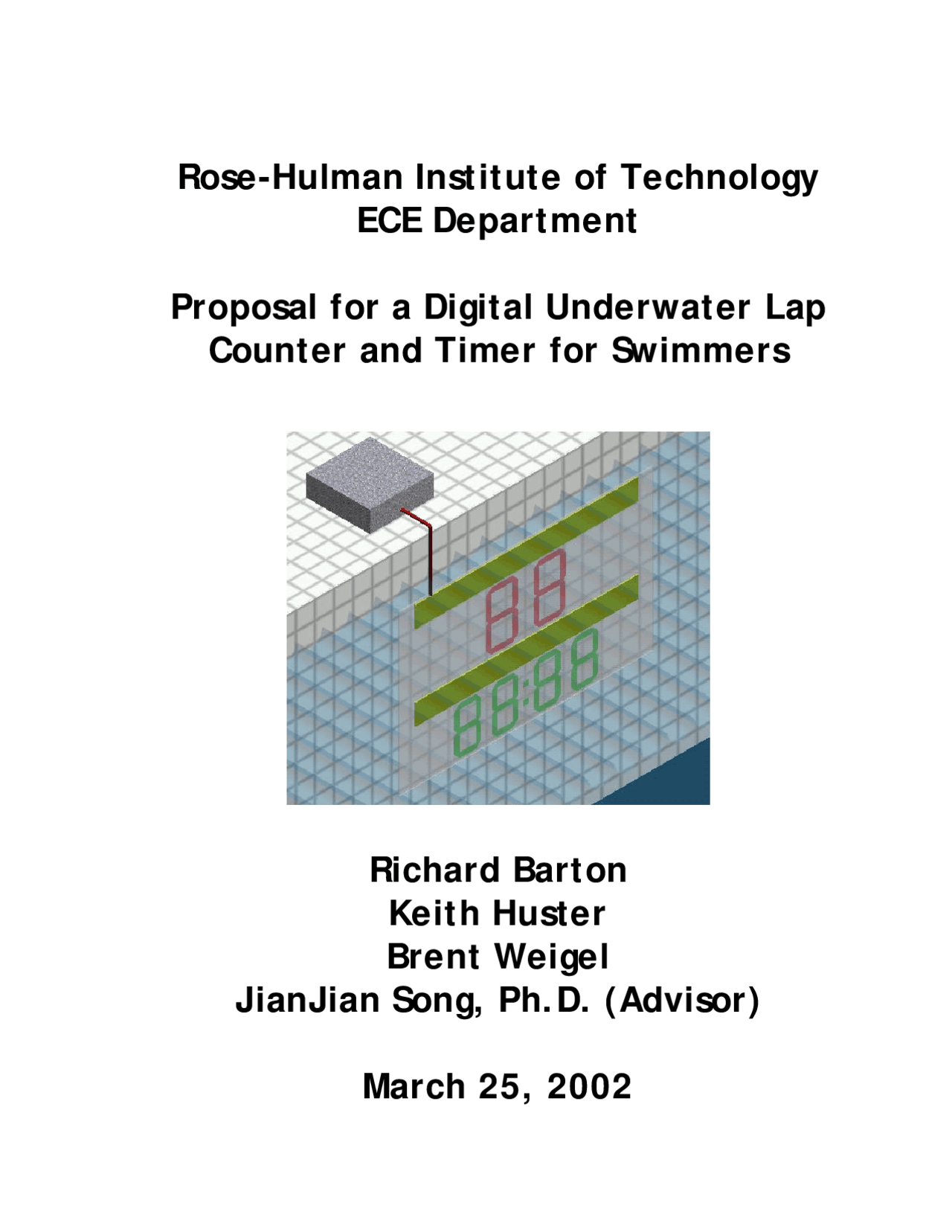 Proposal for a Digital Underwater Lap Counter and Timer for Swimmers ...