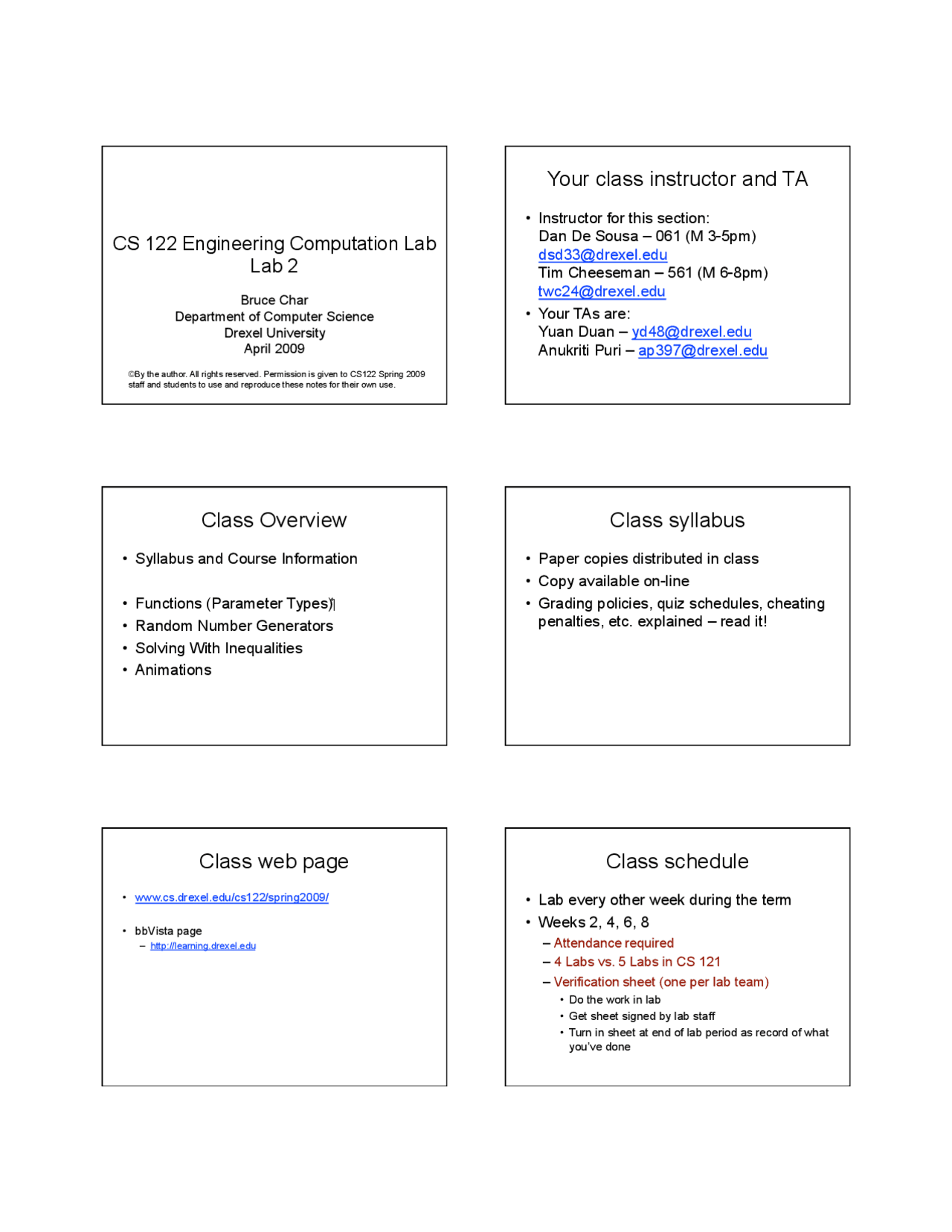 Types Of Functions And Parameters In Computation Laboratory Ii Cs 122
