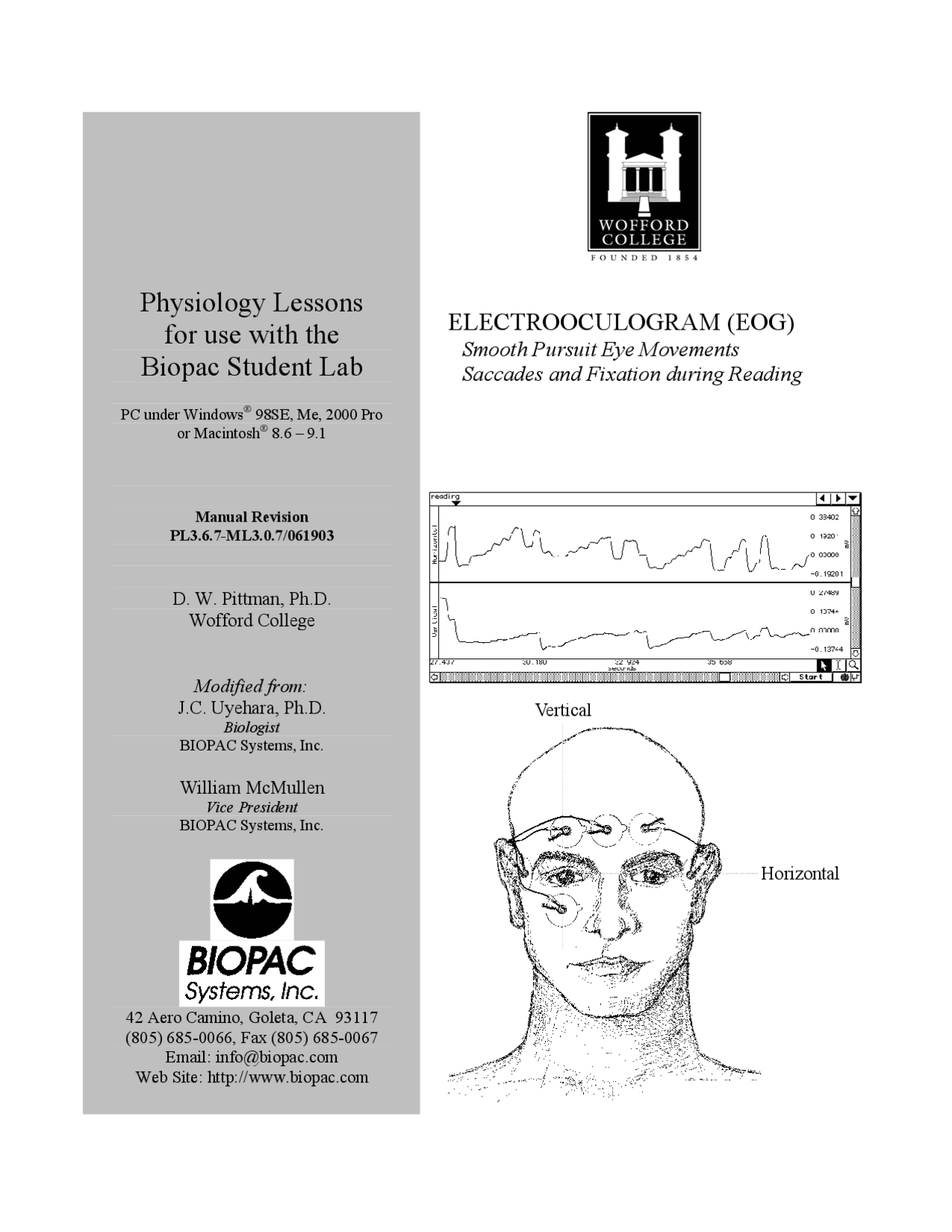 Smooth Pursuit Eye Movements Saccades and Fixation During Reading | PSY ...
