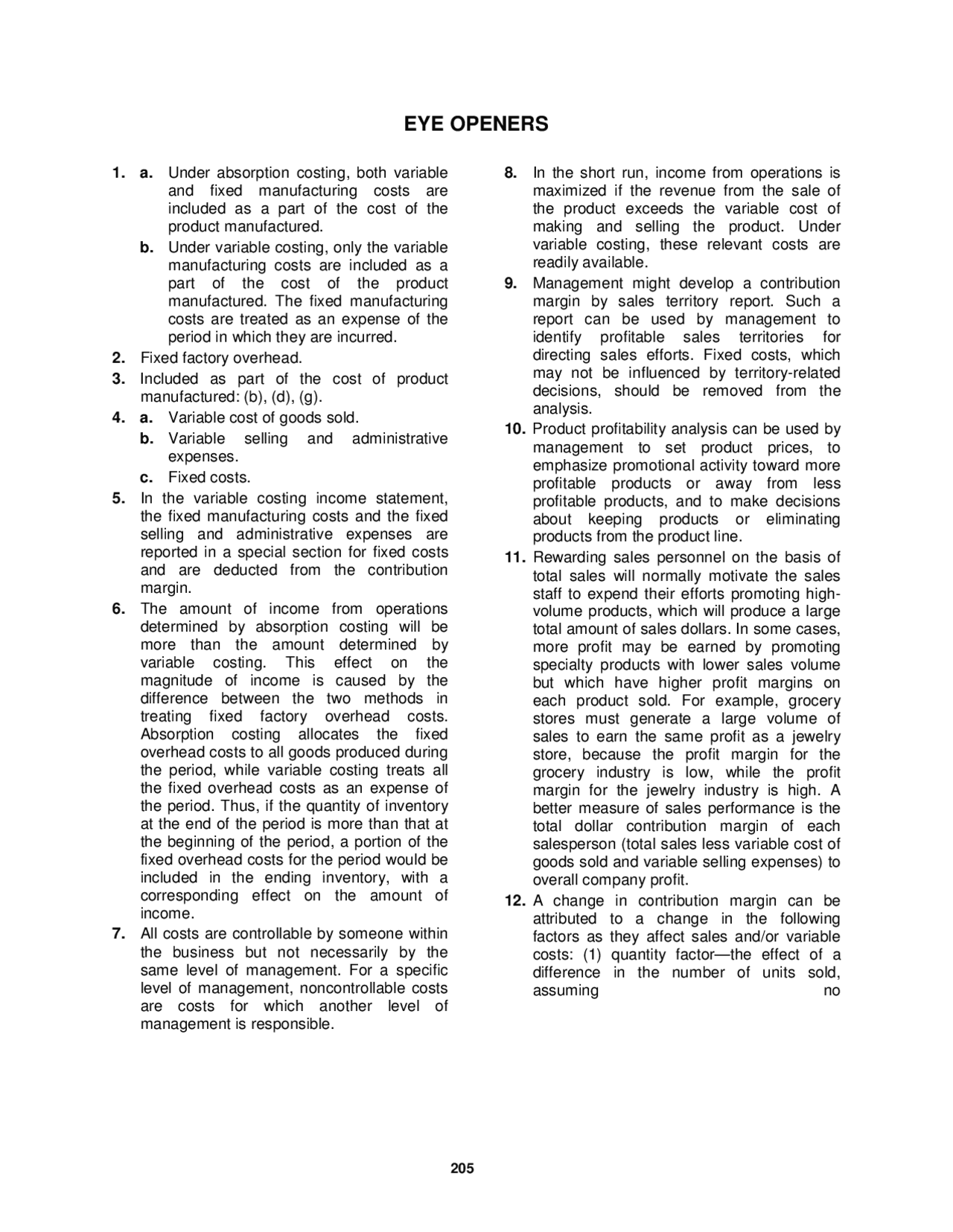 Research Report Eye Openers Principles Of Accounting Ii Acct 2102