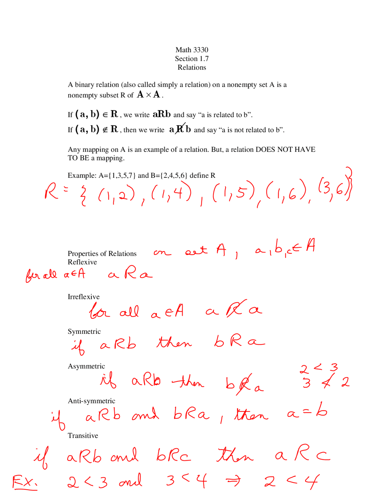 Solved Assignment Abstract Algebra Math 3330 Docsity