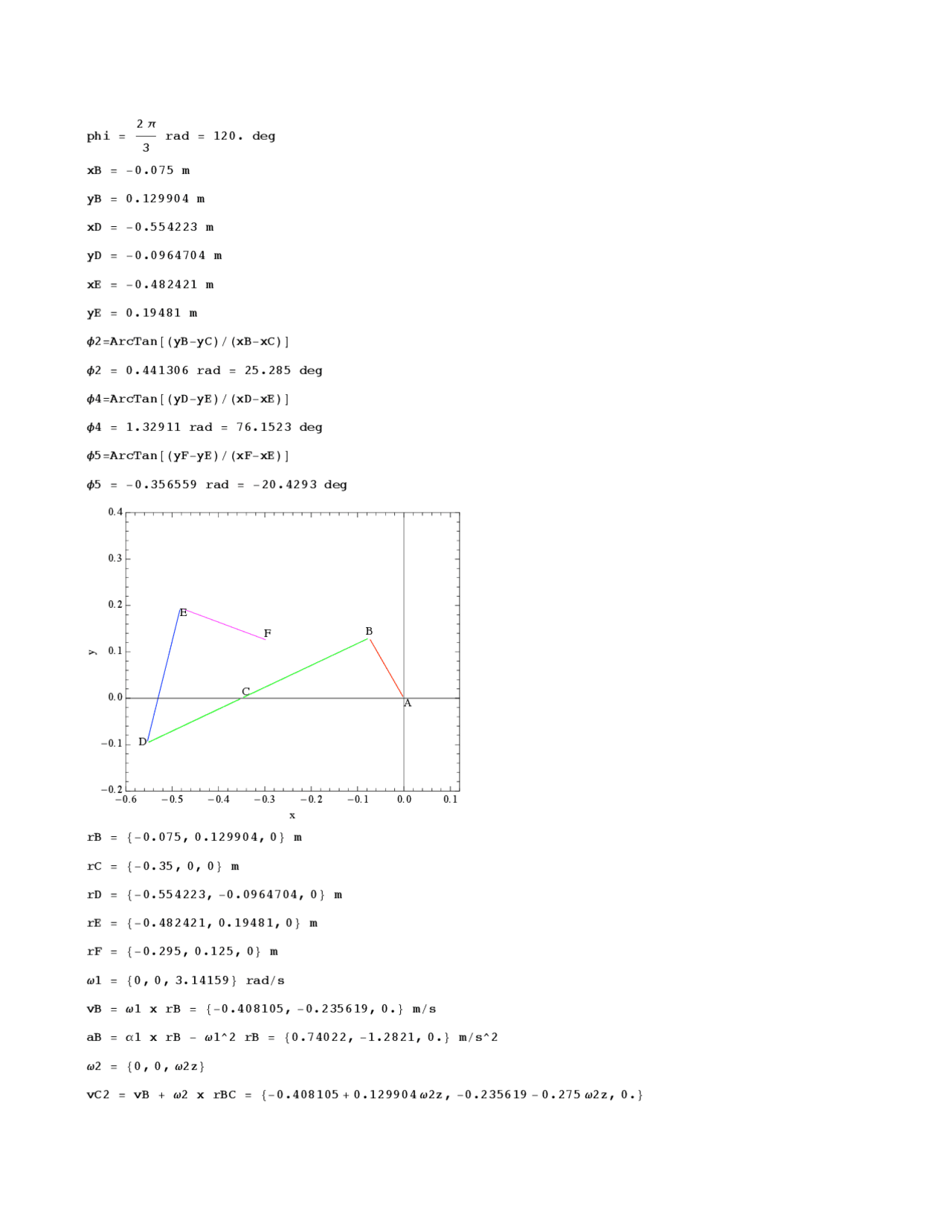 Kinematics And Dynamics Of Robots Assignment Solved Mech 6710 Docsity