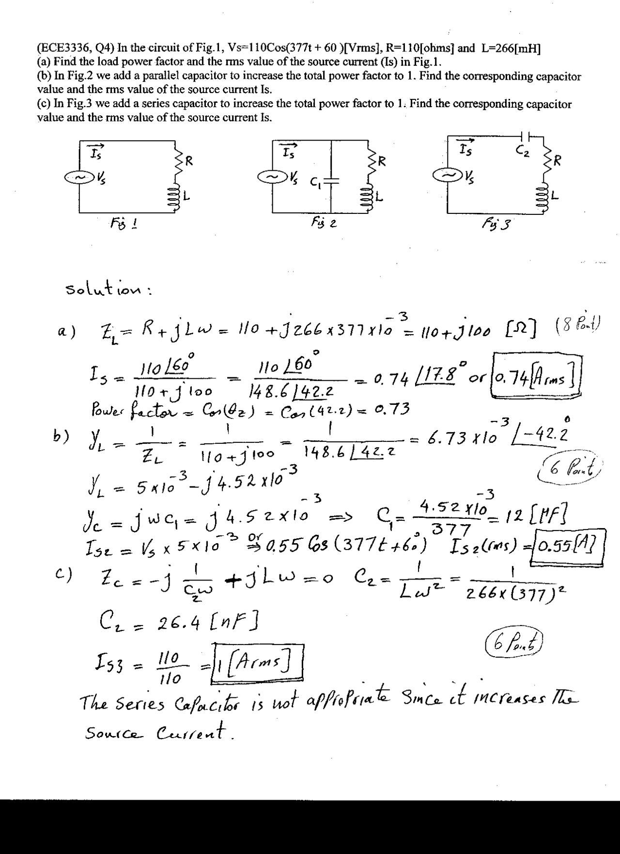 Quiz 4 With Solutions For Introduction To Circuits And Electronics