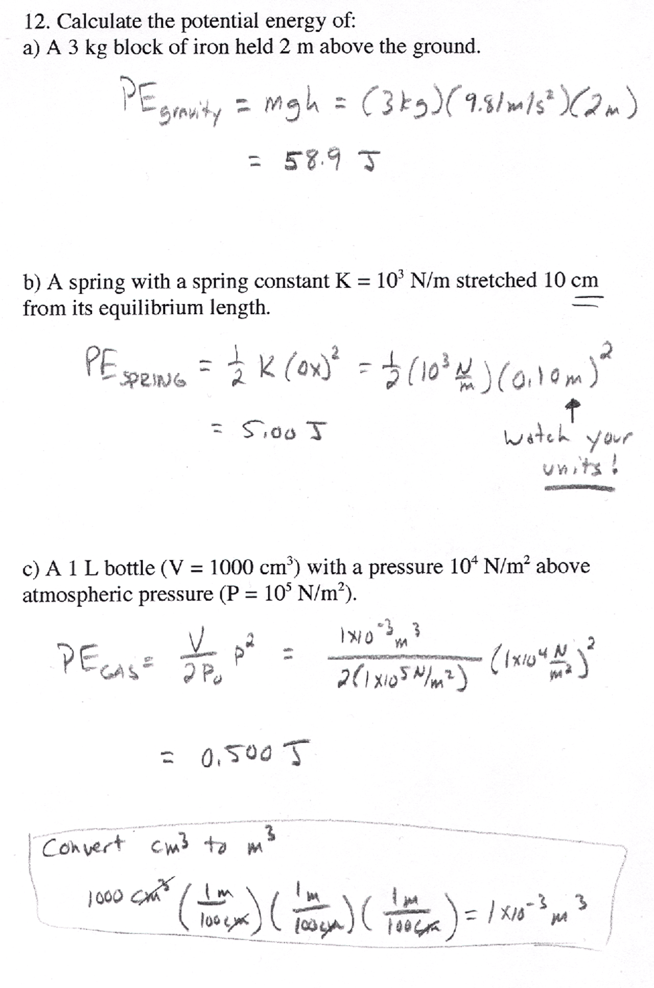 Problems With Solutions Acoustics Phys 170 Docsity