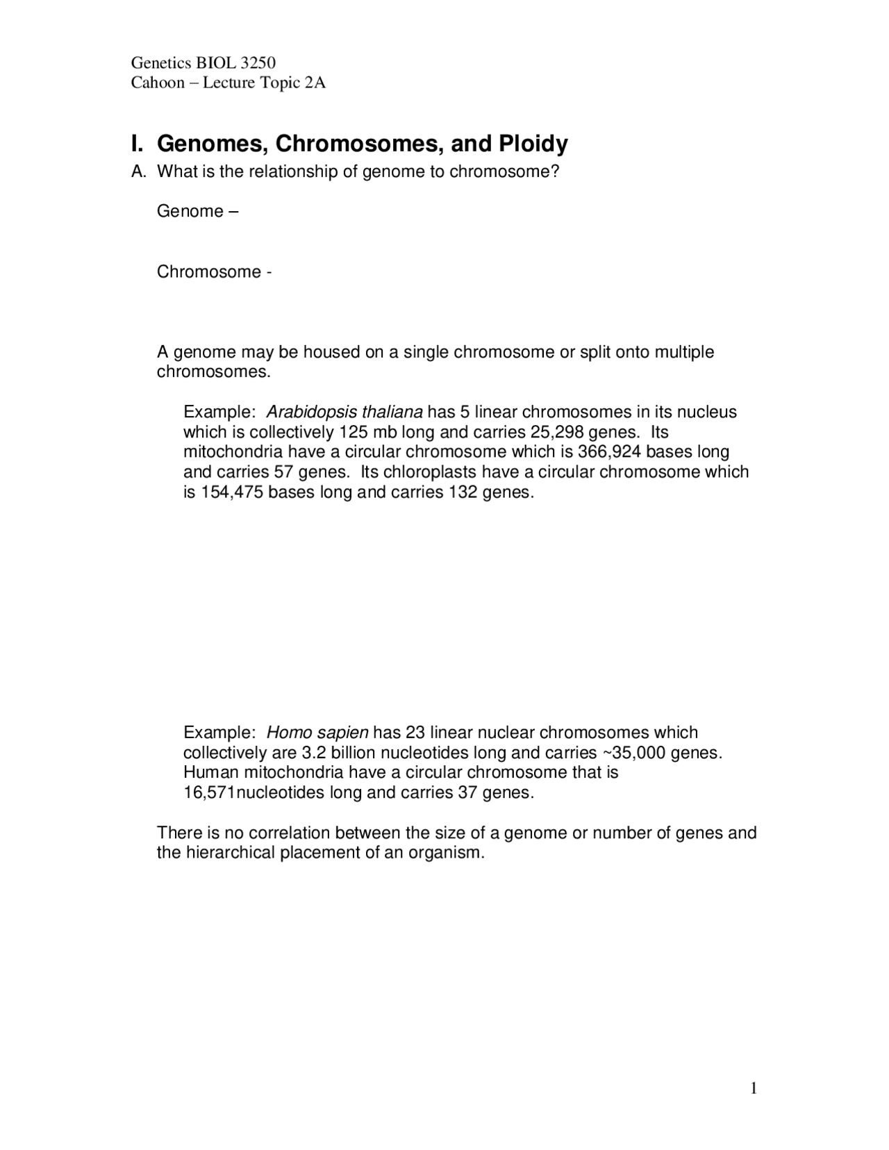 Genetics: Understanding Genomes, Chromosomes, Ploidy, and Mitosis ...