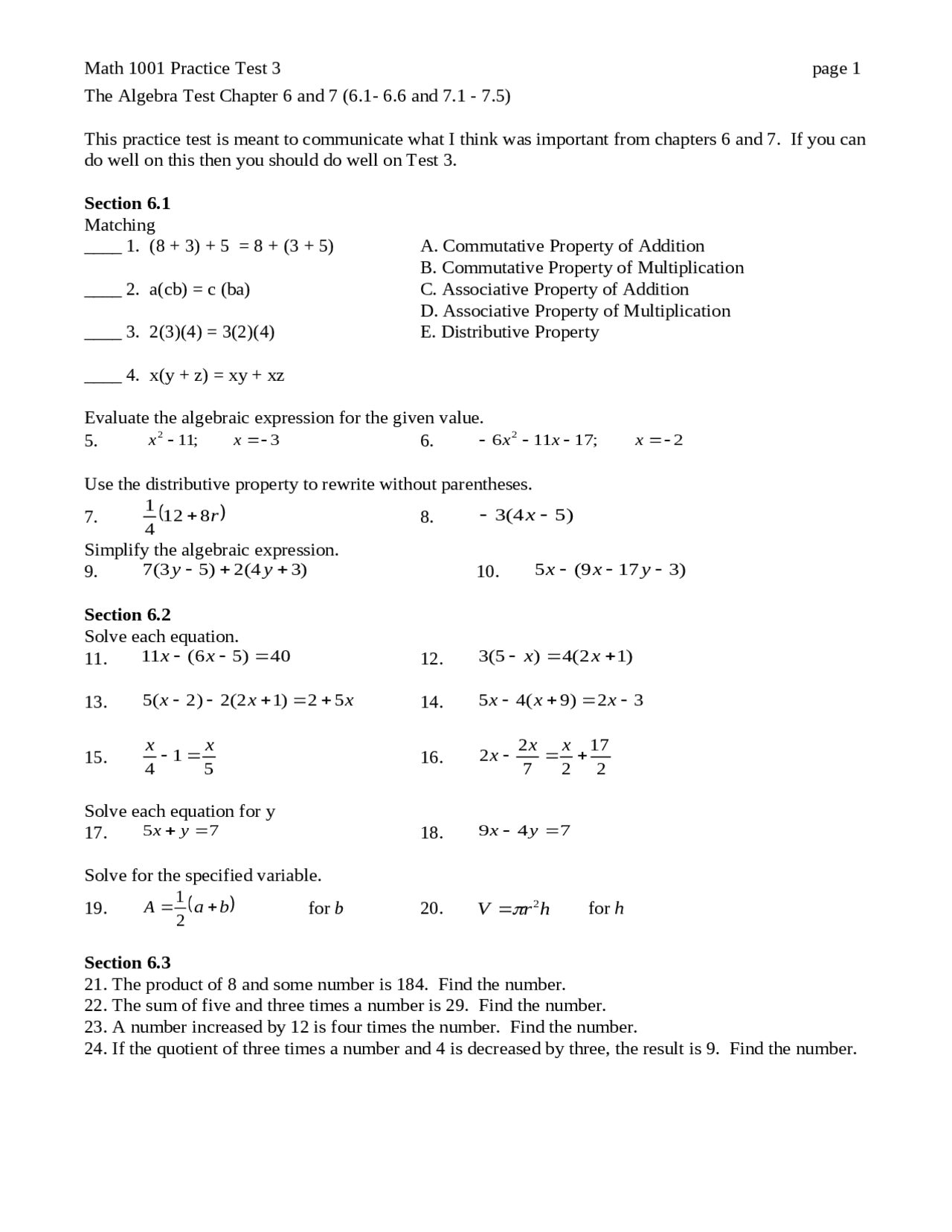 60 Questions For Practice Test 3 Quantitative Skills And Reasoning