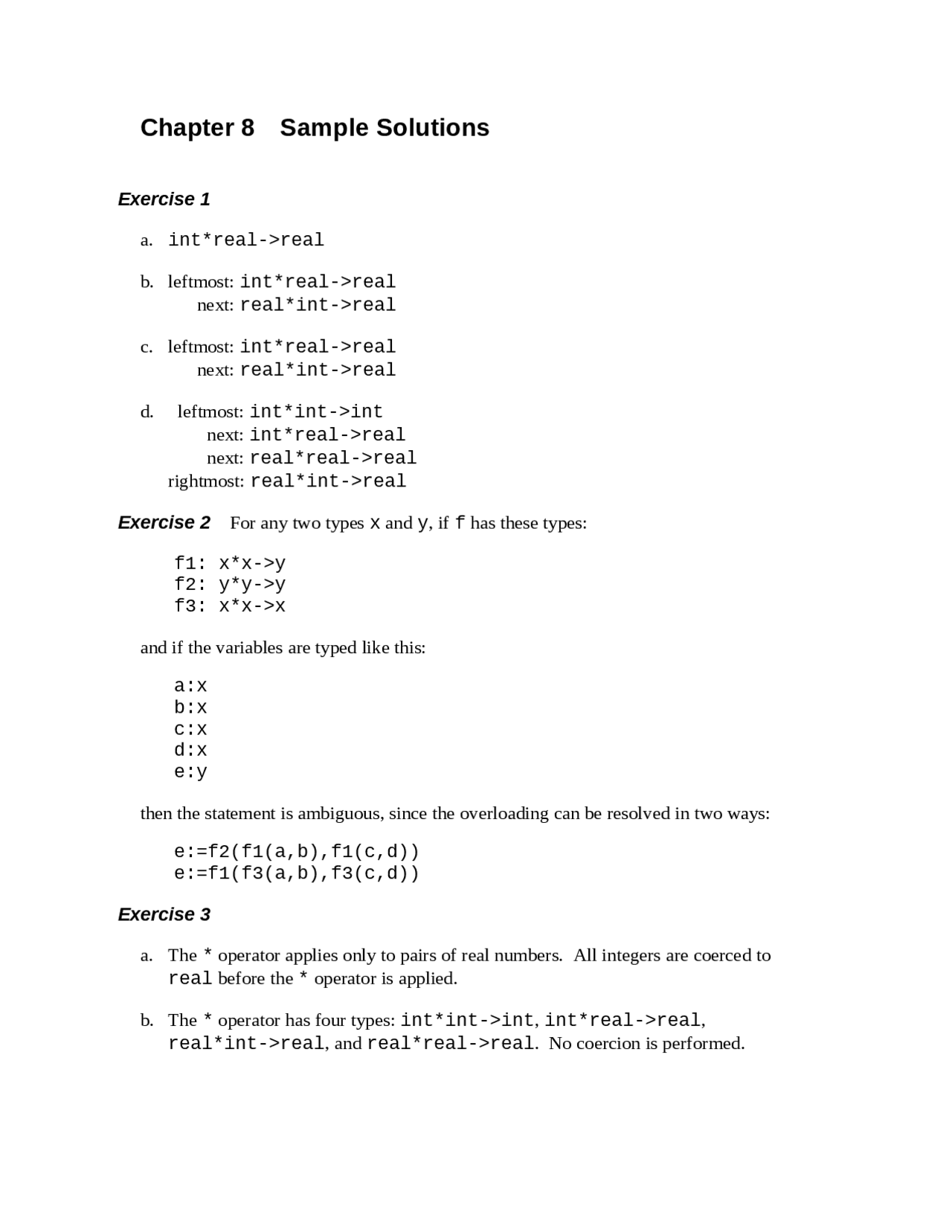 Sample Solutions Of 6 Exercises In Final Examination Cecs 424 Docsity