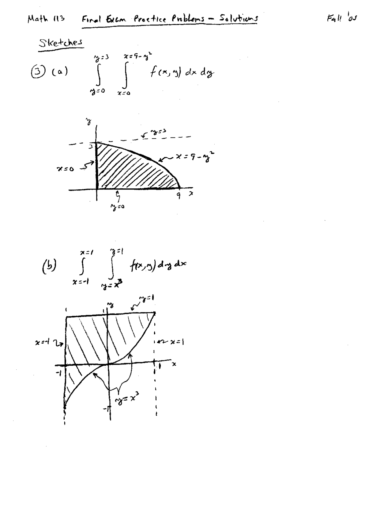 Practice Problems With Solutions On Calculus Iii Multivariable Math