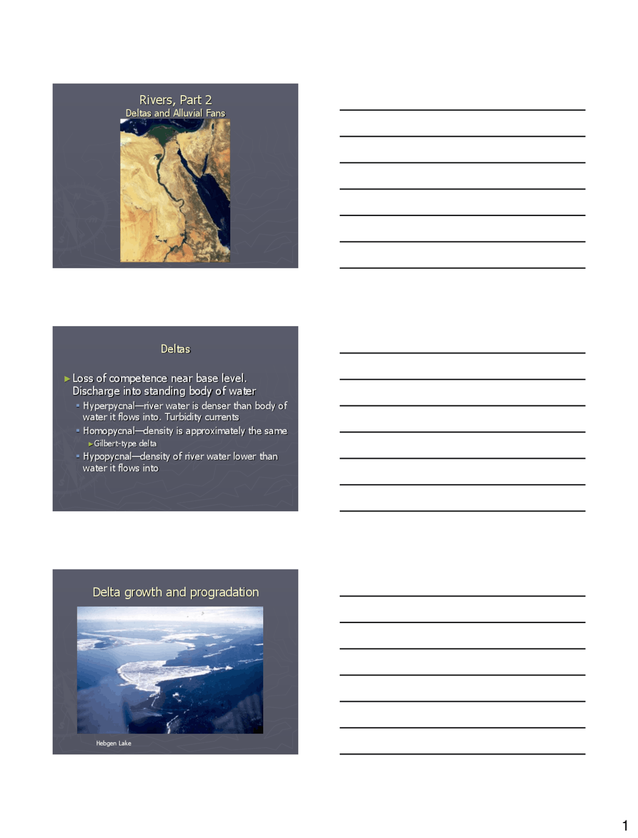 Deltas And Alluvial Fans Geomorphology Geos 4320 Docsity