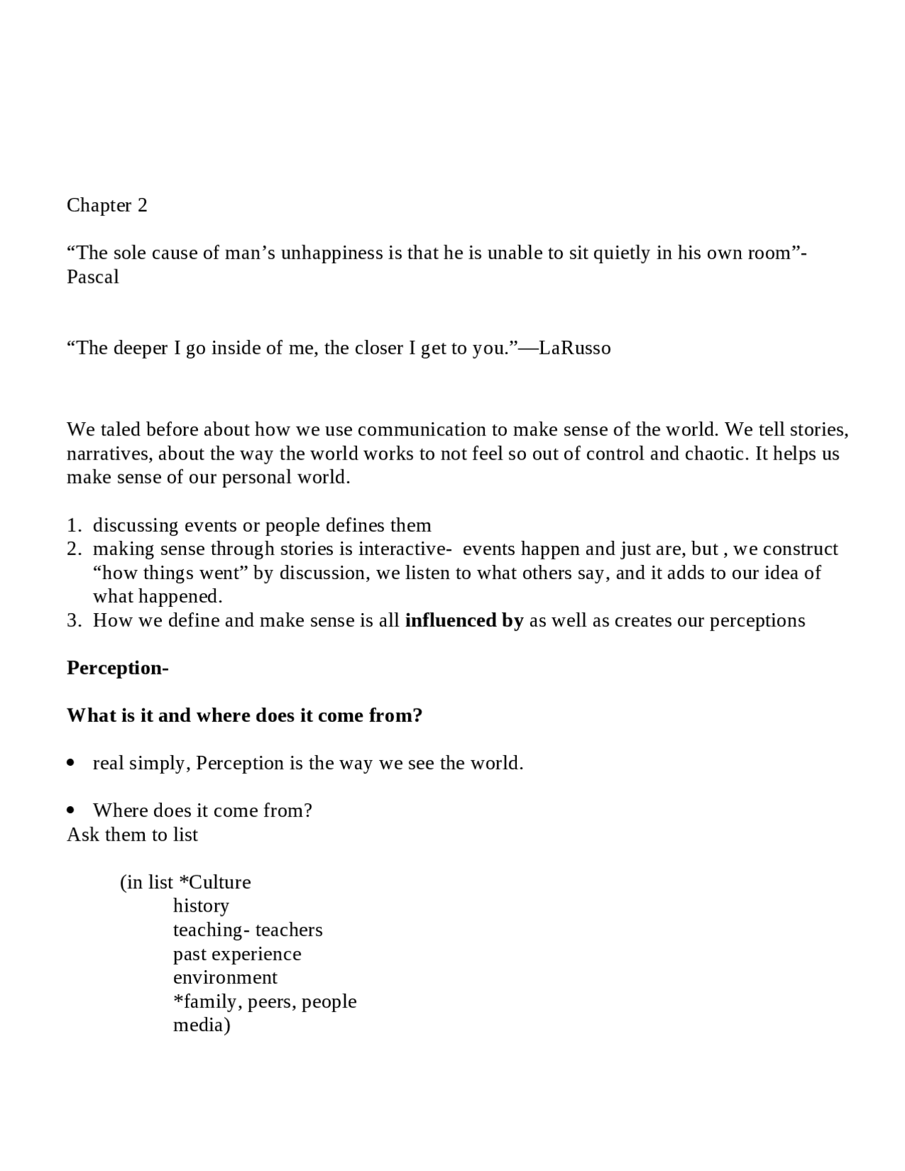 What Is Self Concepts Introduction To Human Communication Hcom 100 Docsity