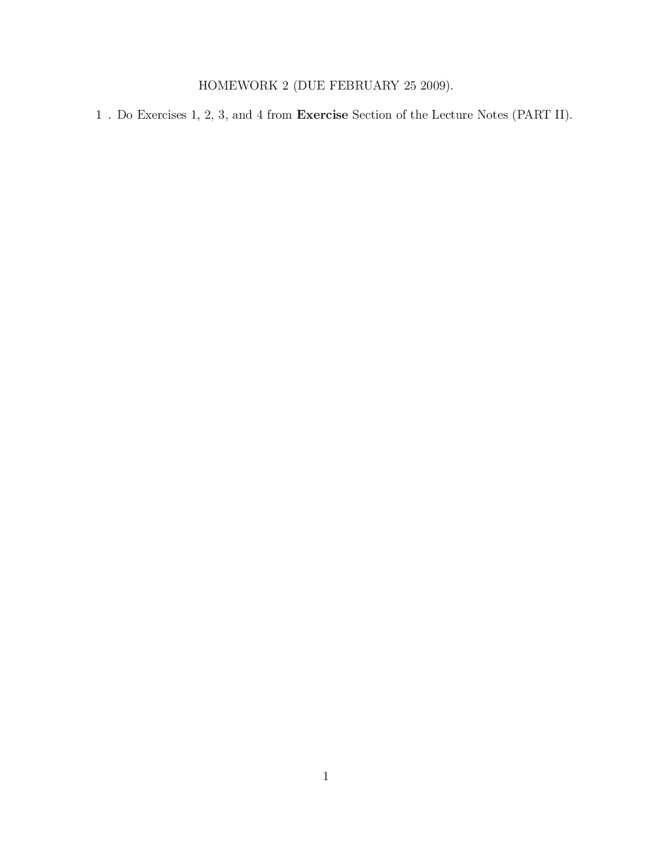 Homework 2 For Numerical Analysis Math 435 Docsity