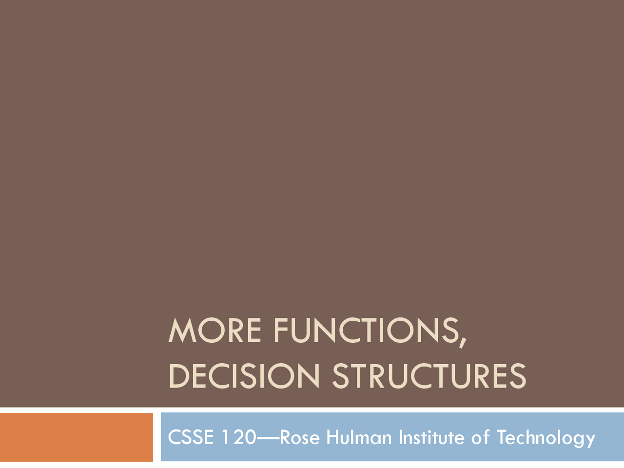 Introduction To Software Development Review Sheet For Exam Csse 120 Docsity