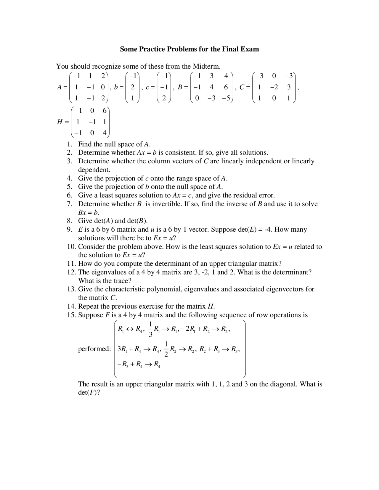 3 Solved Problems on Local Acceleration in Fluid Mechanics | MATH 3321 ...