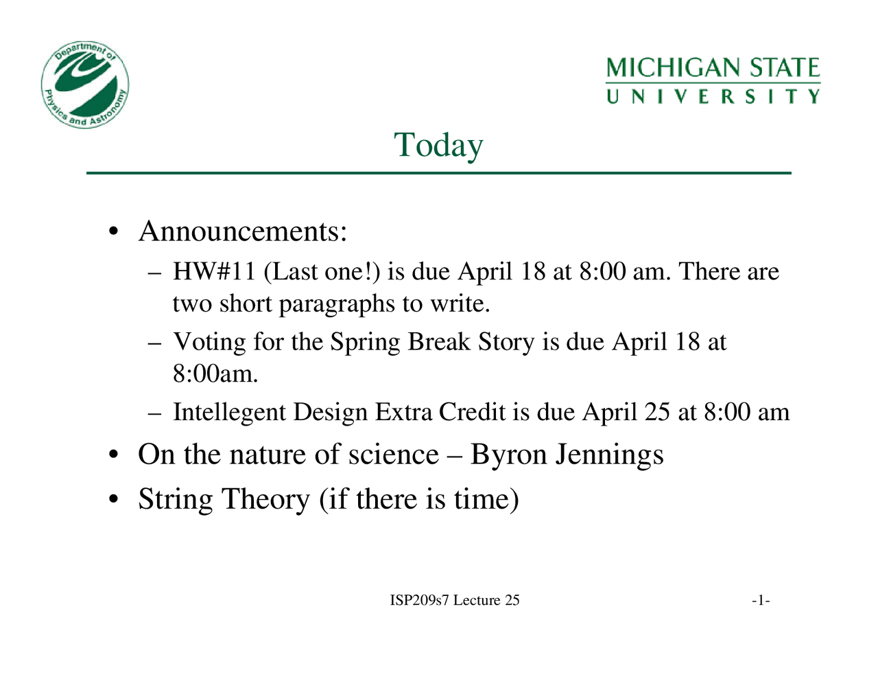 String Theory Lecture Slides Mystery Of The Physical World Isp