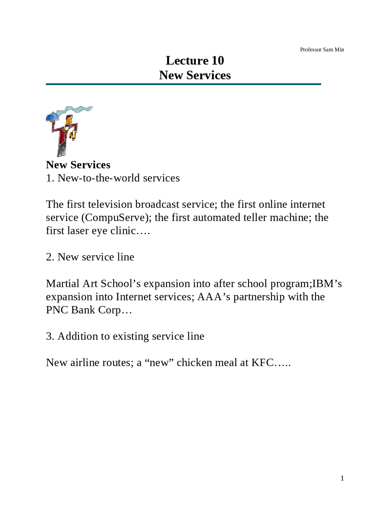 New Products New Services Lecture Slides Mktg 492 Docsity