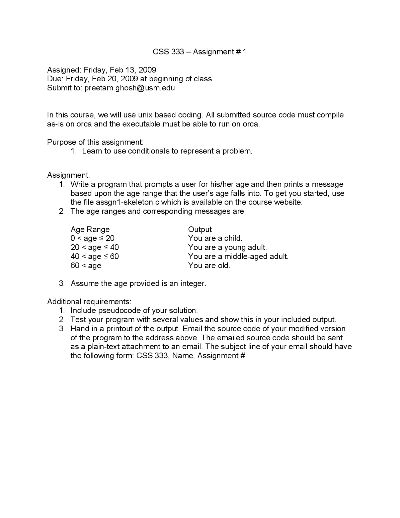 Questions On Problem Solving Using C I Practice Assignment 1 Css