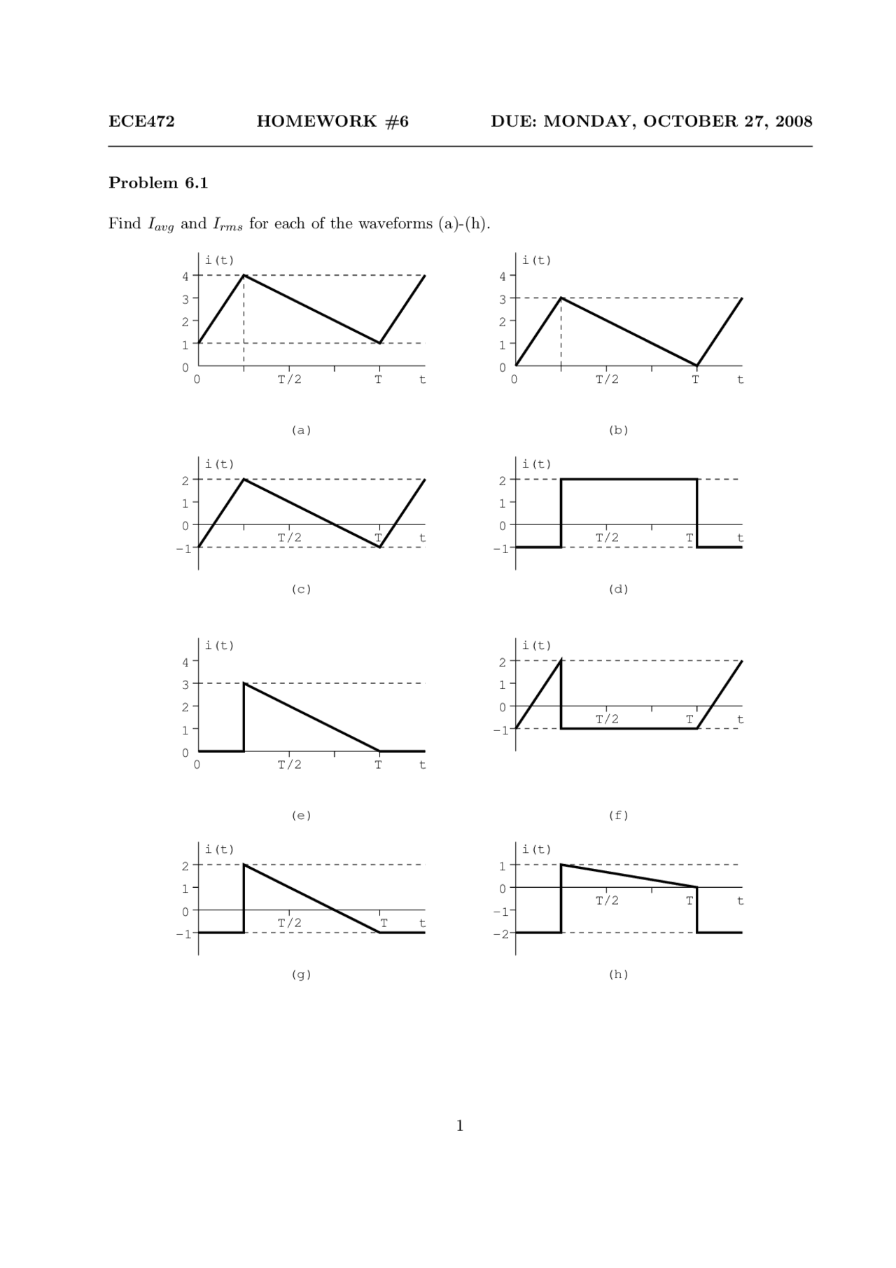 Solved Homework 6 Power Electronics Ece 472 Docsity