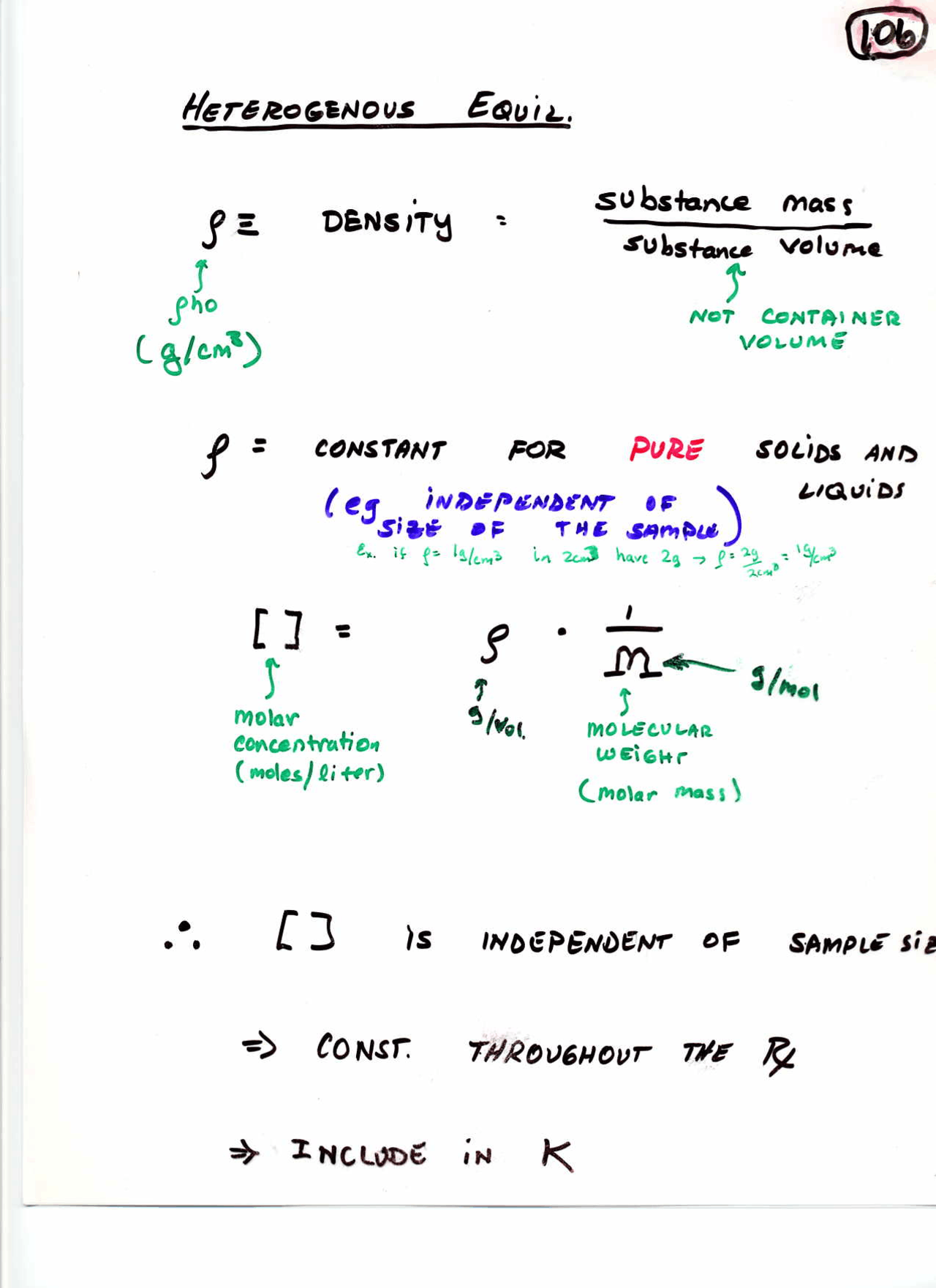 Heterogeneous Equations - Fundamentals of Chemistry | CHEM 1332 - Docsity