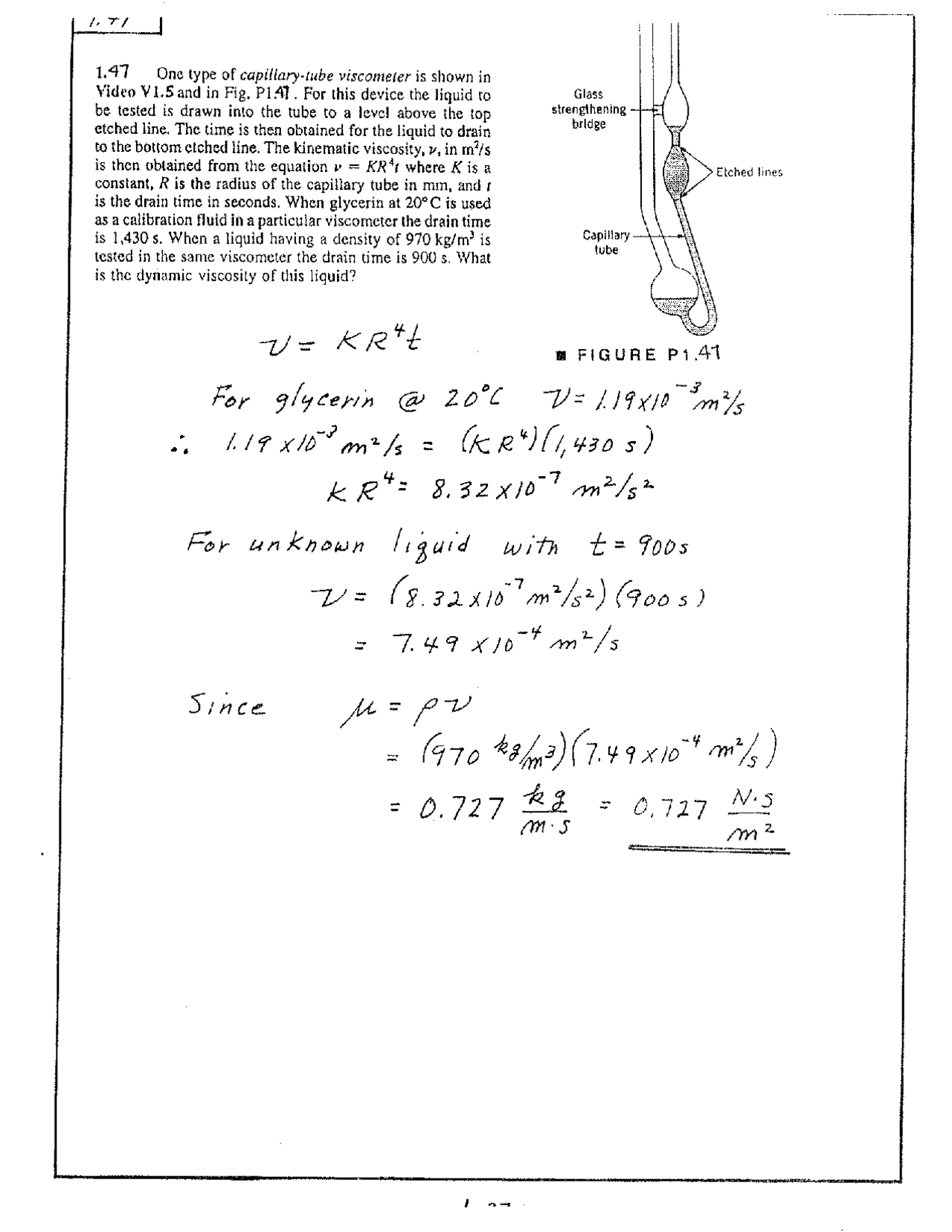 8 Solved Questions On Dynamic Viscosity Of Liquid Assignment Mem