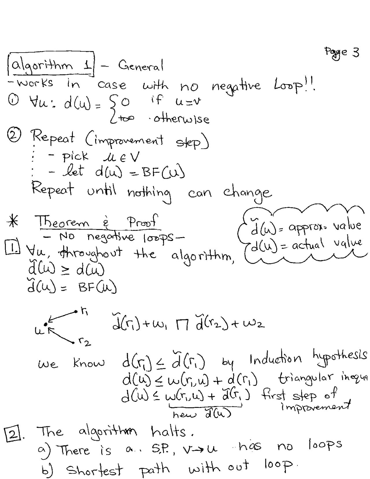 Handwritten Notes on Algorithms | CMPE 177 - Docsity