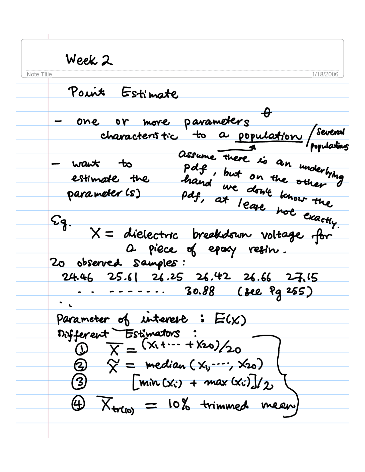 Handwritten Solved Question - Probability and Statistics II | MATH 312 ...