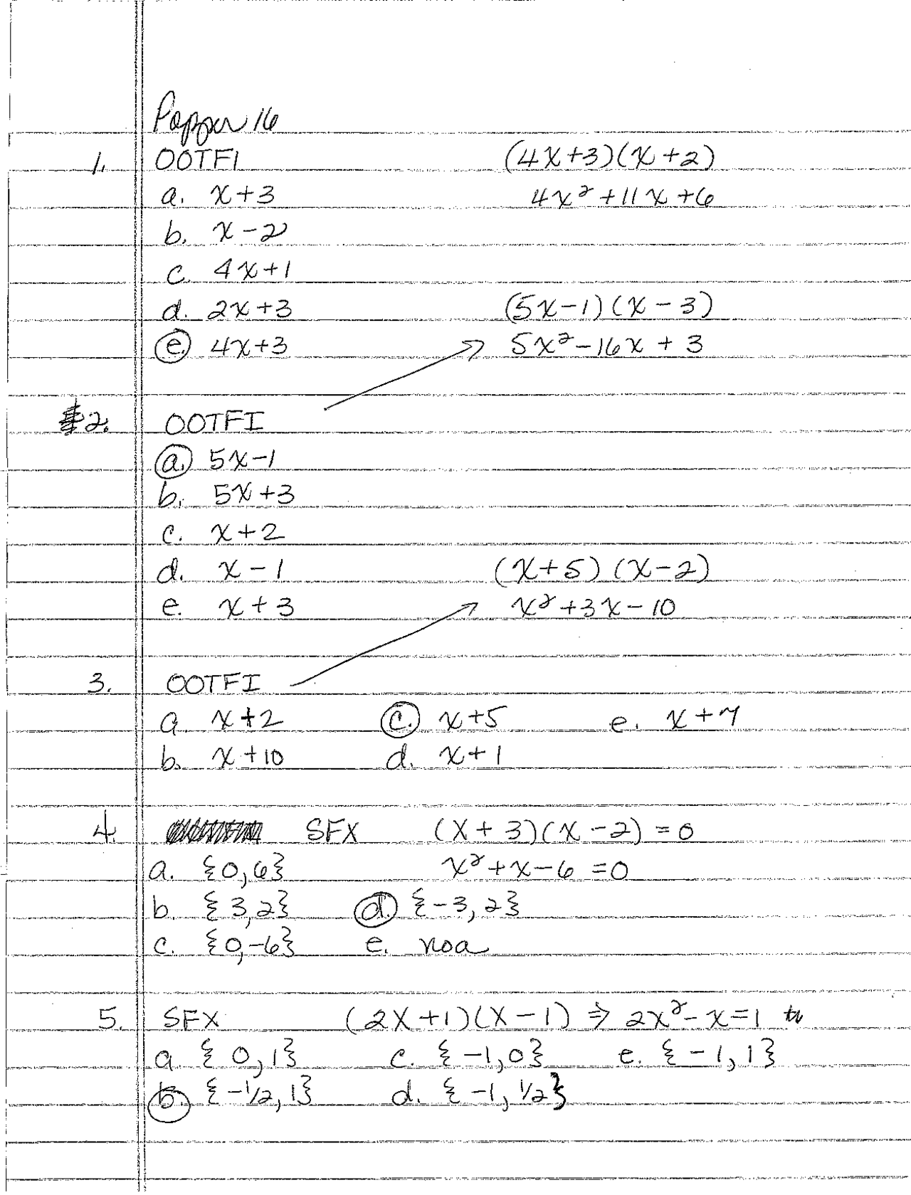 Solved Paper 16 - Fundamentals of Mathematics | MATH 1300 | Quizzes Elementary Mathematics | Docsity