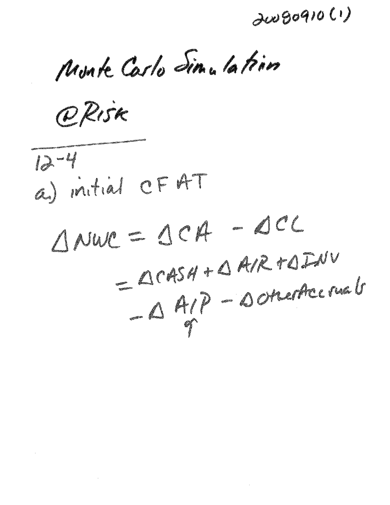Lecture Handout On Monte Carlo Simulation Badm 632 Docsity