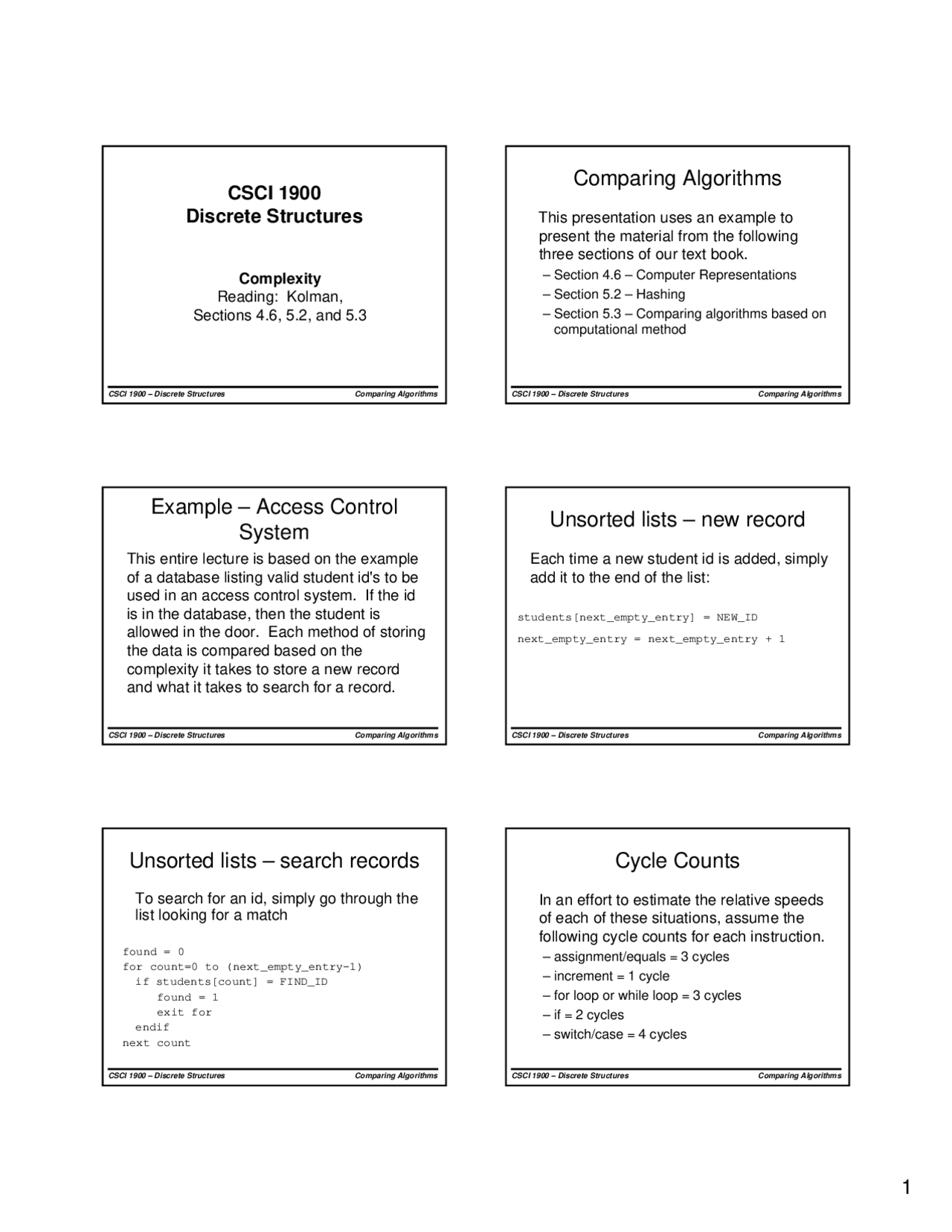 Lecture Slides On Access Control Systems Csci 1900 Docsity