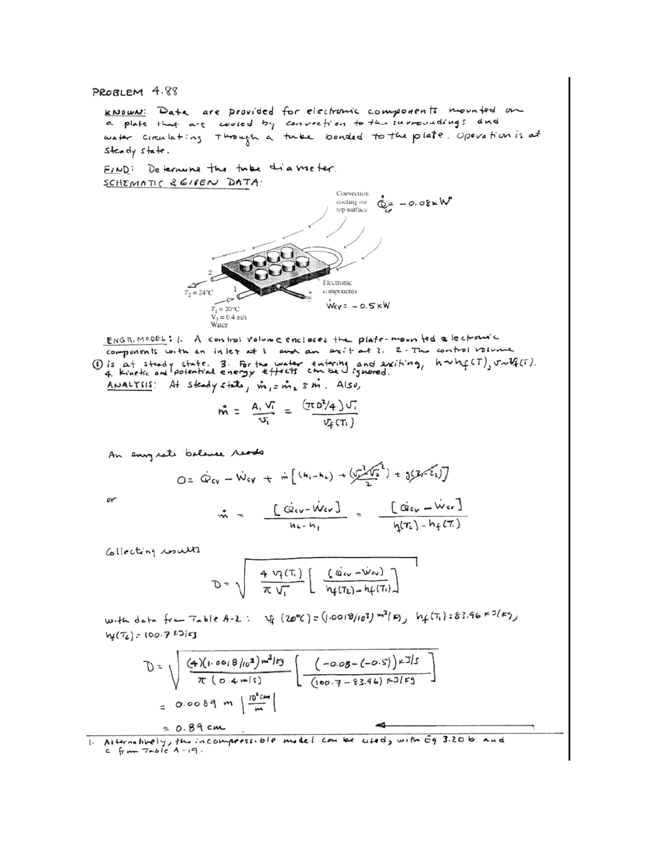 Questions With Answer Key For Thermodynamics I Meen 2210 Docsity