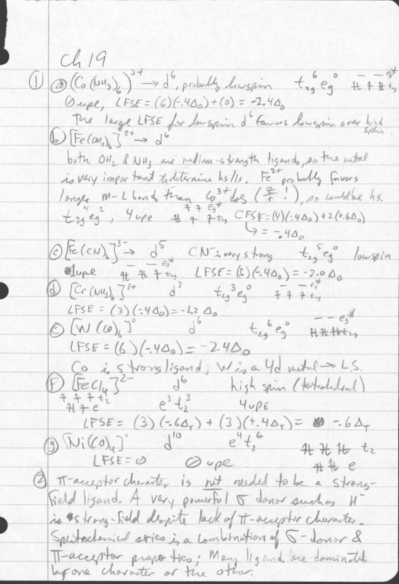 Practice Questions On Intermediate Descriptive Inorganic Chemistry