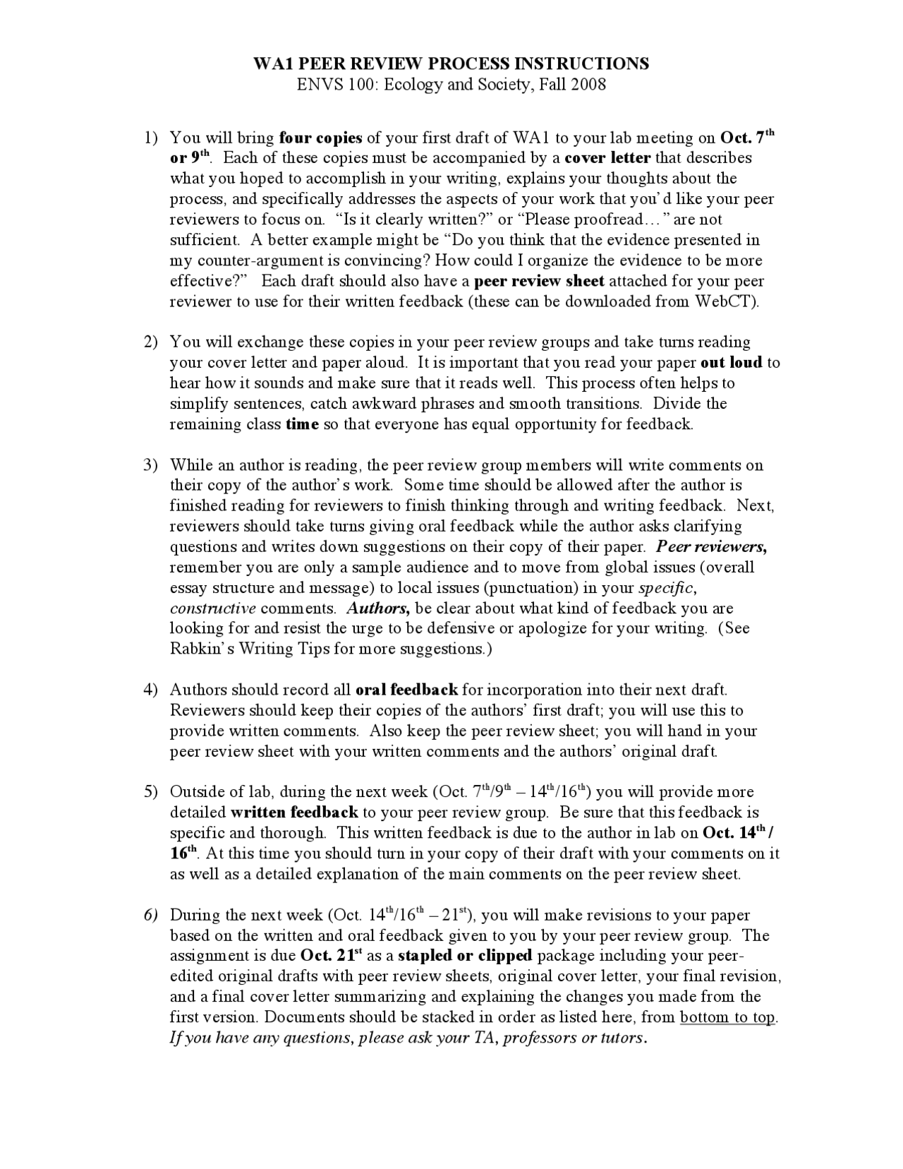 Ecology And Society Review Sheet For Exam Envs 100 Docsity