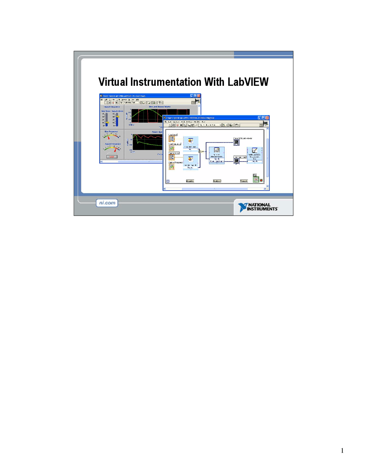 Virtual Instrumentation with LabView - Apparatus Design | PHGN 384 ...
