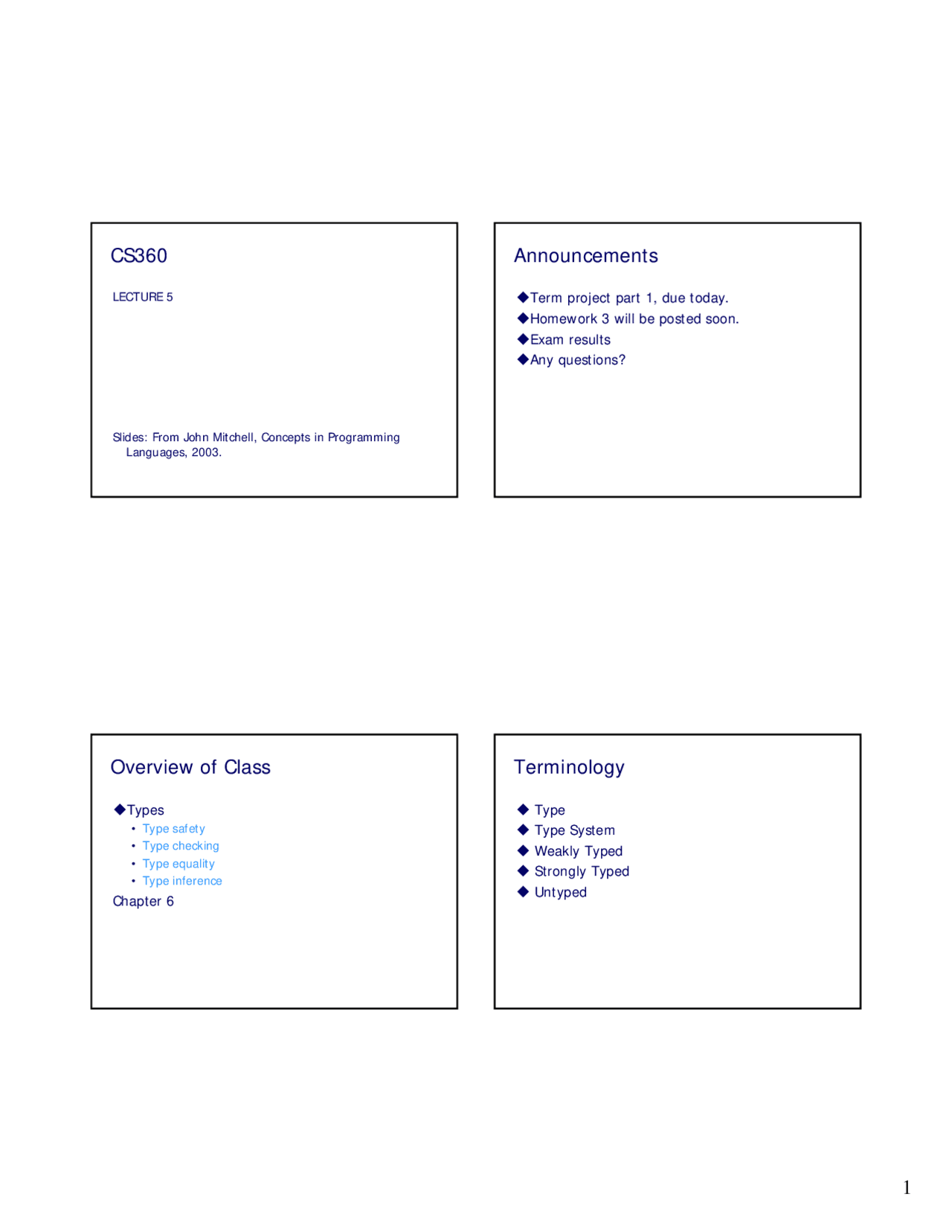 Lecture Slides On Concepts Of Programming Language Cs 360 Docsity 9487