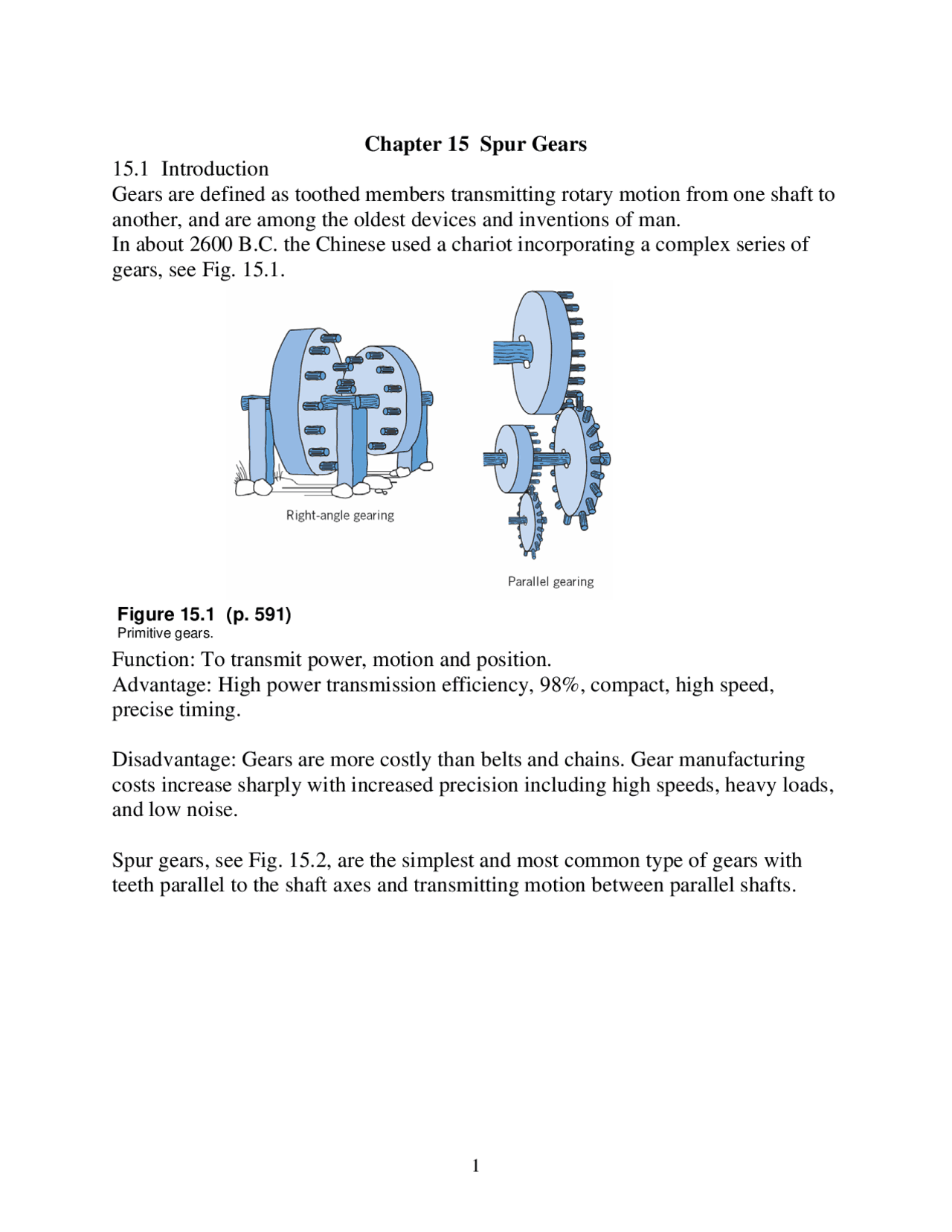 Introduction To Super Gears Machine Design I Mem 431 Docsity