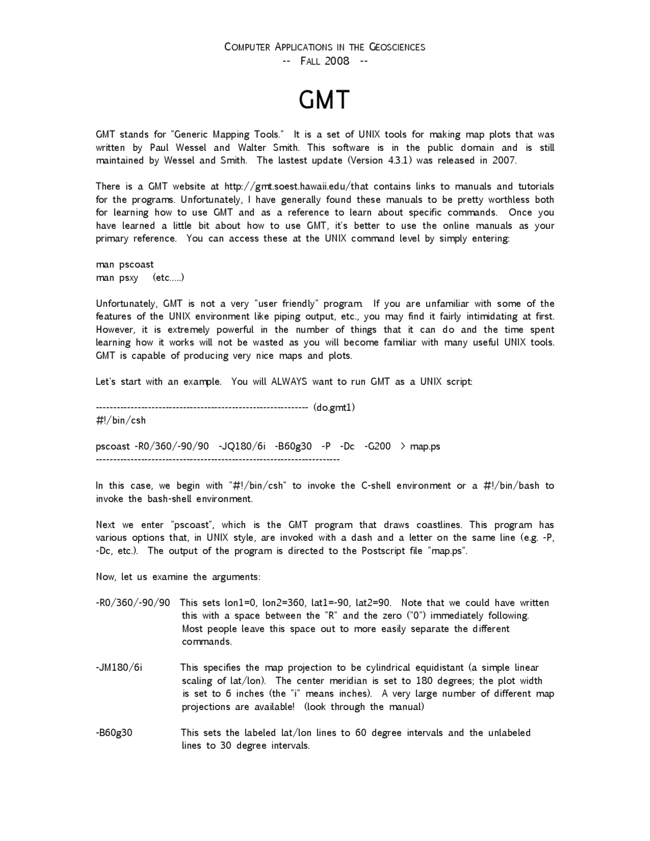 Computer Applications in the Geoscience - Study Guide | GEOL 5215 - Docsity