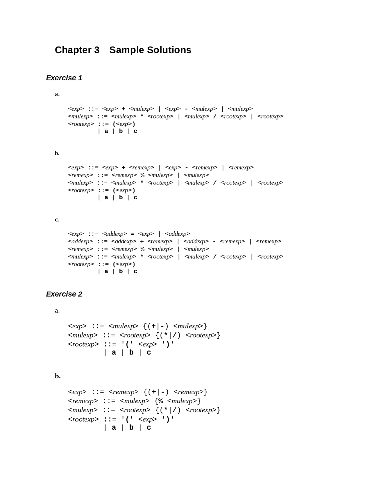 Sample Solutions Of Organization Programming Language Cecs 424 Docsity